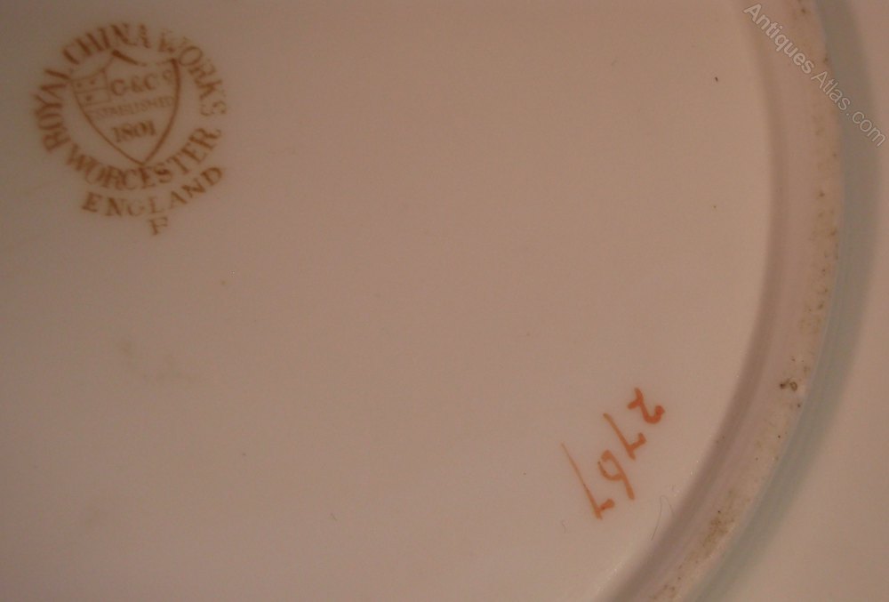 Antiques Atlas - Grainger Worcester Bird Plate 1896