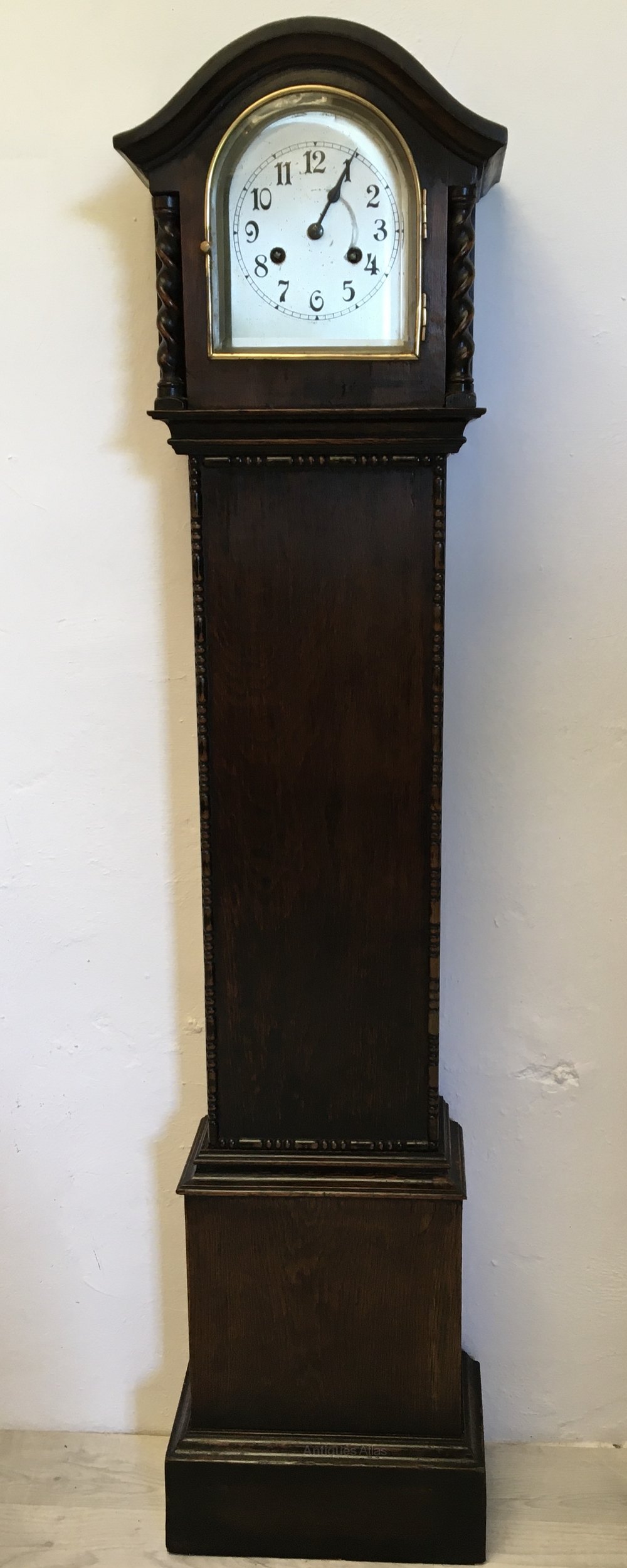 Antiques Atlas Oak Grandmother Clock Antiques Atlas Oak Grandmother Clock