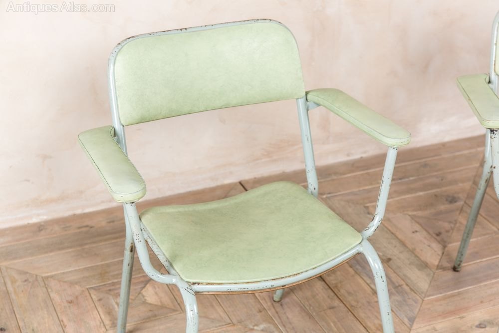 Antiques Atlas - Green Vintage Padded Chairs as175a2784 / SC1026G