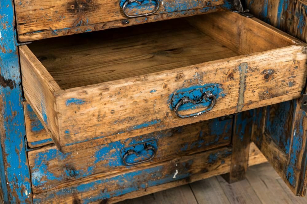 Antiques Atlas - Rustic Wooden Sideboard