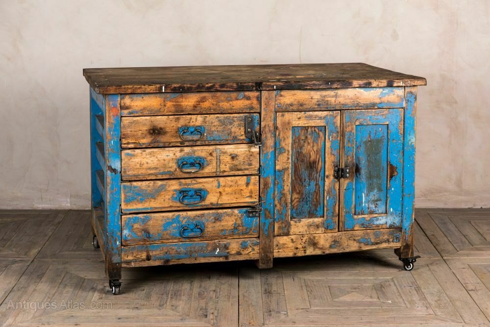 Antiques Atlas - Rustic Wooden Sideboard