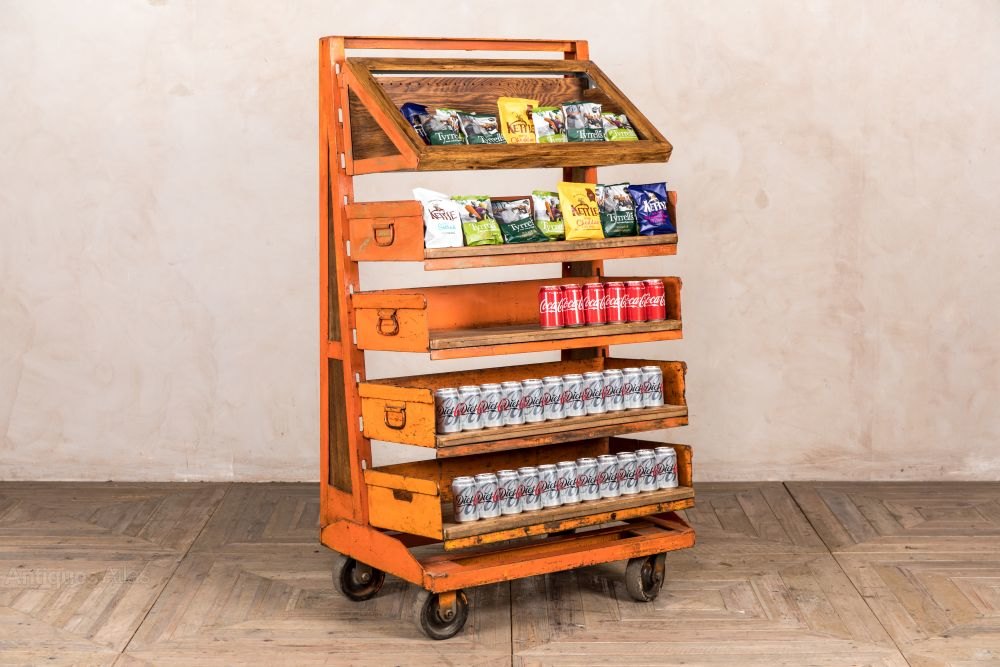 Antiques Atlas - Vintage Industrial Shop Display Stand