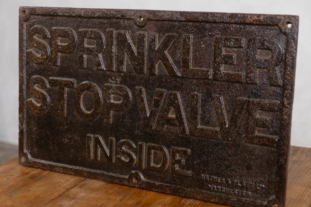 Antiques Atlas - Vintage Large Cast Iron 1920's Signs as175a3681 ...