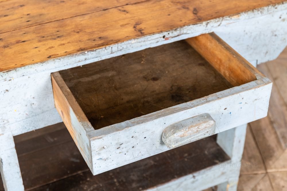 Antiques Atlas - Vintage Shop Display Unit With Pine Top