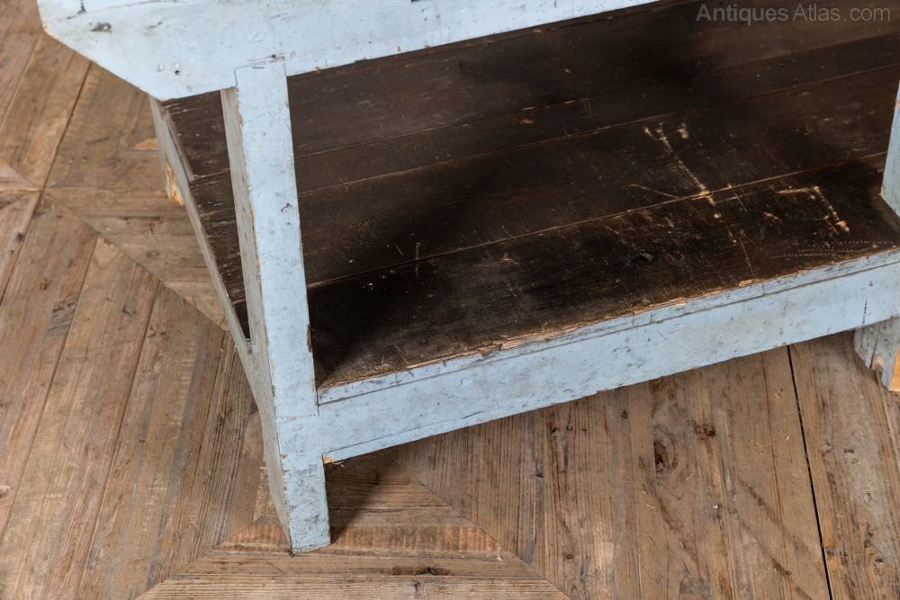 Antiques Atlas - Vintage Shop Display Unit With Pine Top