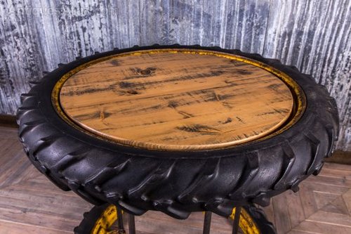 Antiques Atlas - Vintage Tractor Wheel Poseur Table as175a2461 / 02667