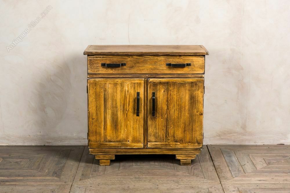 Antiques Atlas - Vintage Yellow Cupboard as175a2887 / ST290