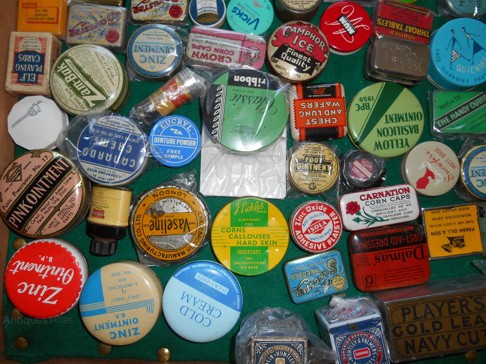 Antiques Atlas - Large Collection Of Vintage Tins