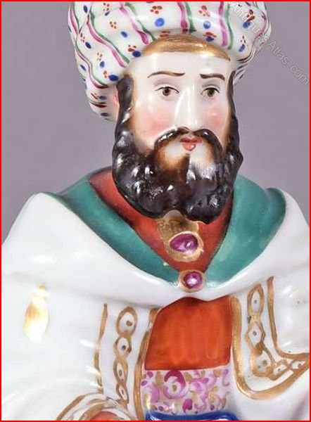Antiques Atlas - Jacob Petit Style Porce.sultan,turk,ottoman Figure