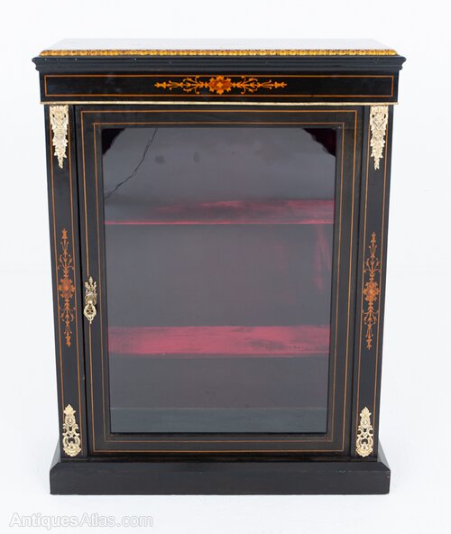 Ebonised Pier Cabinet as328a3224 / PP119-5 - Antiques Atlas