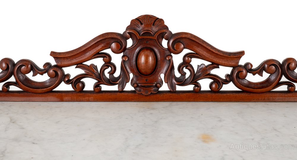 Very Pretty Marble Top Console Table - Antiques Atlas