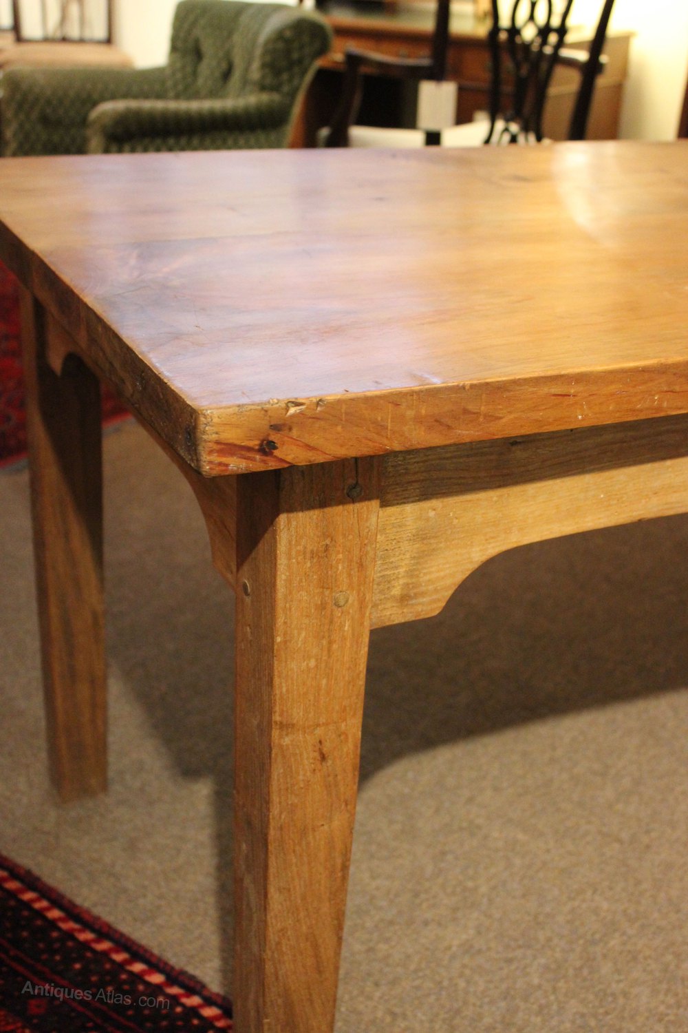 19thc. Deal Pine Refectory Table as417a416 / 3189 - Antiques Atlas