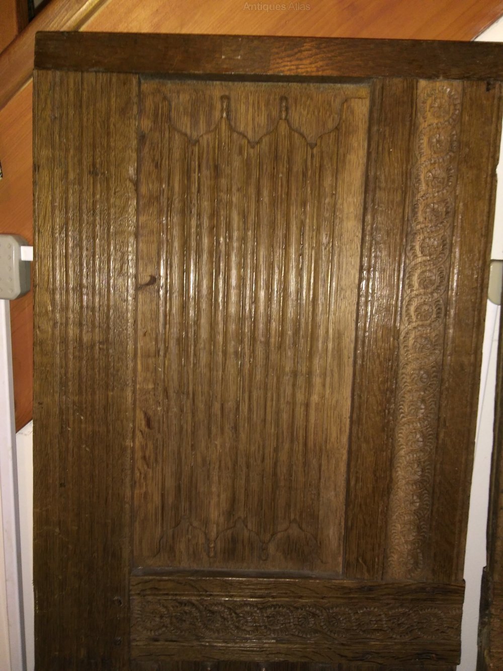 Antiques Atlas - Beautiful Pair Elizabethan Oak Linenfold Doors