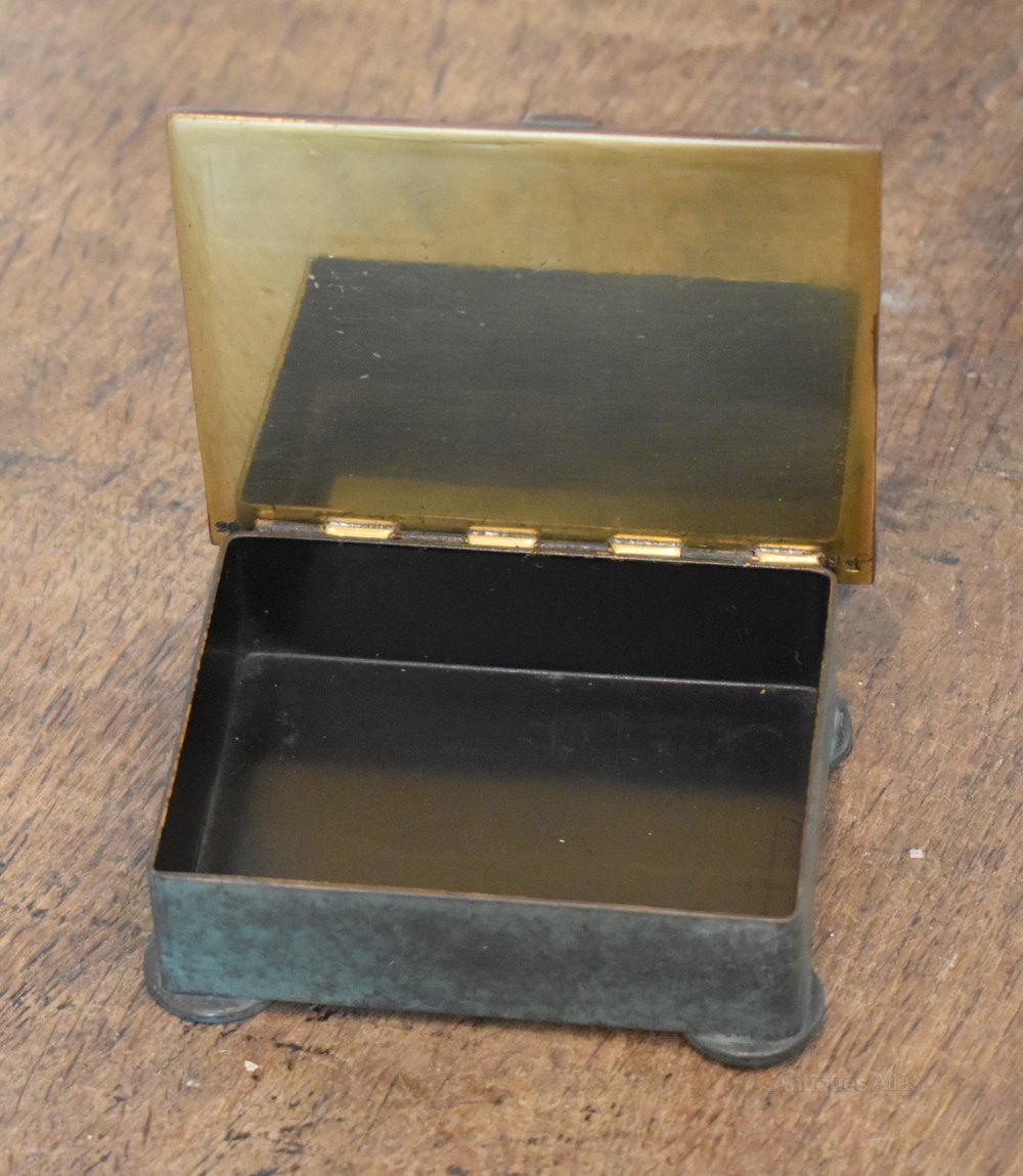 Antiques Atlas - Austrian Art Deco Bronze Box