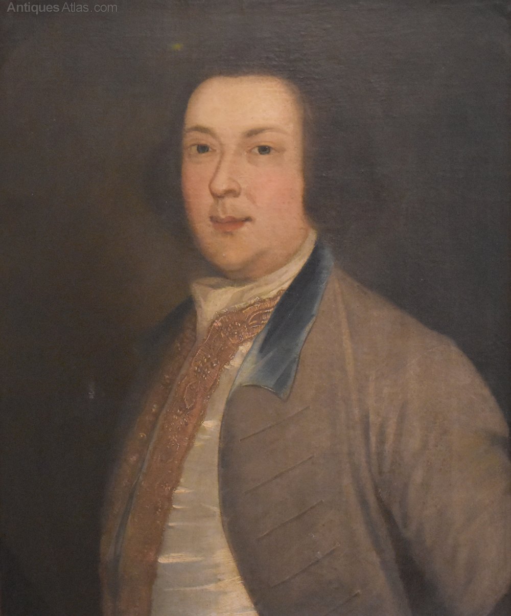 Antiques Atlas - English Eighteenth Century Portrait Of A Gentleman