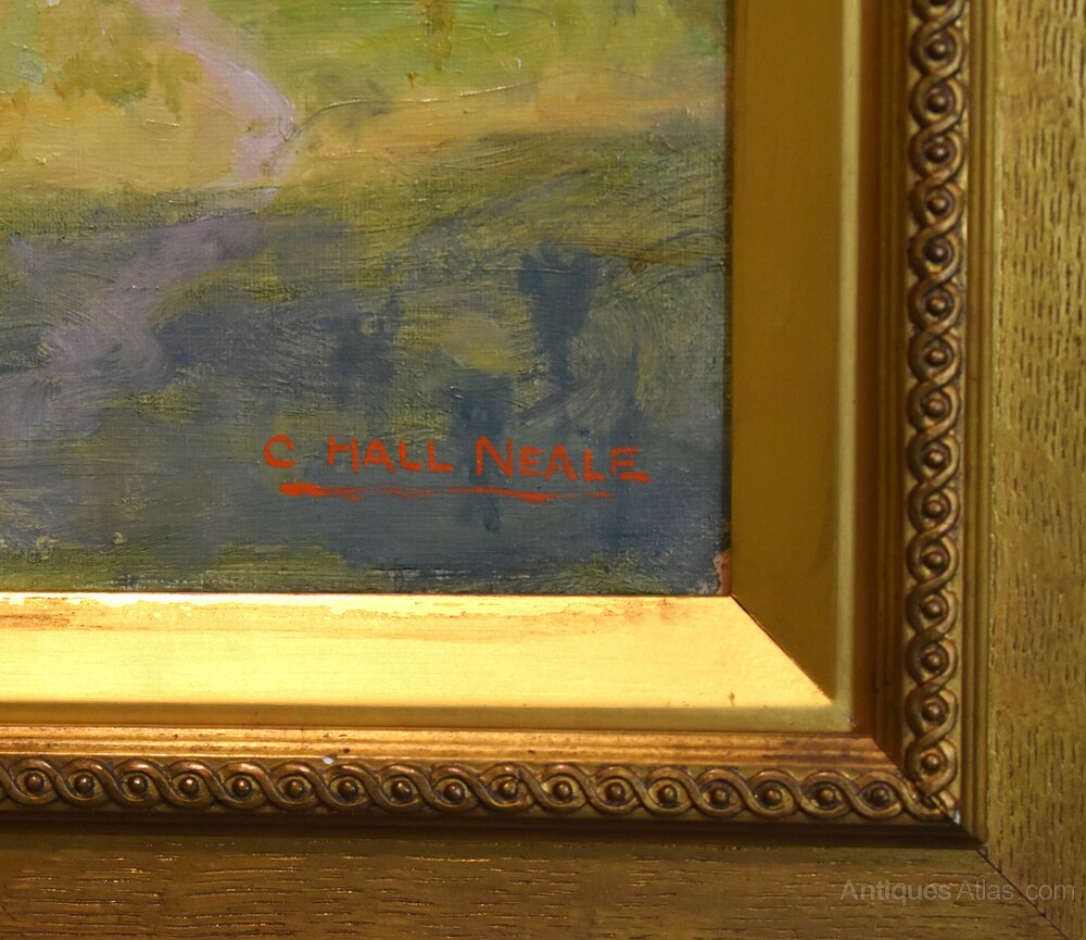 Antiques Atlas - Landscape Oil Painting By George Hall Neale as514a2113