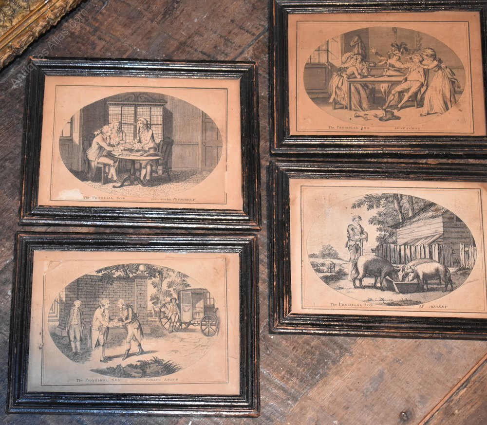 Antiques Atlas - Set Of 6 Georgian Prints 'The Prodigal Son' as514a1033