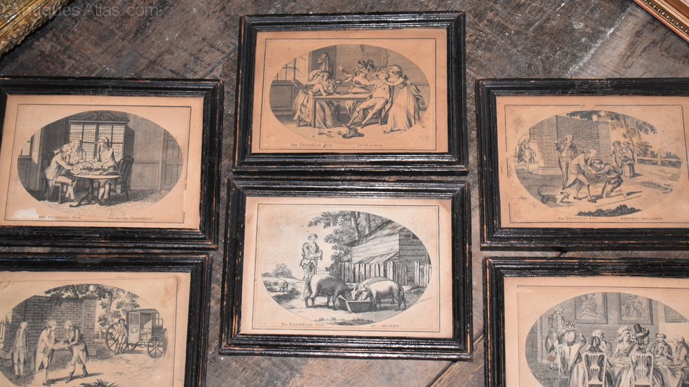 Antiques Atlas - Set Of 6 Georgian Prints 'The Prodigal Son' as514a1033