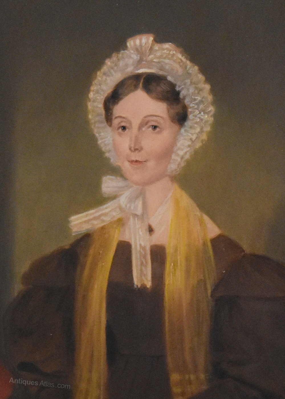 Antiques Atlas - Victorian Oil Portrait Of A Lady