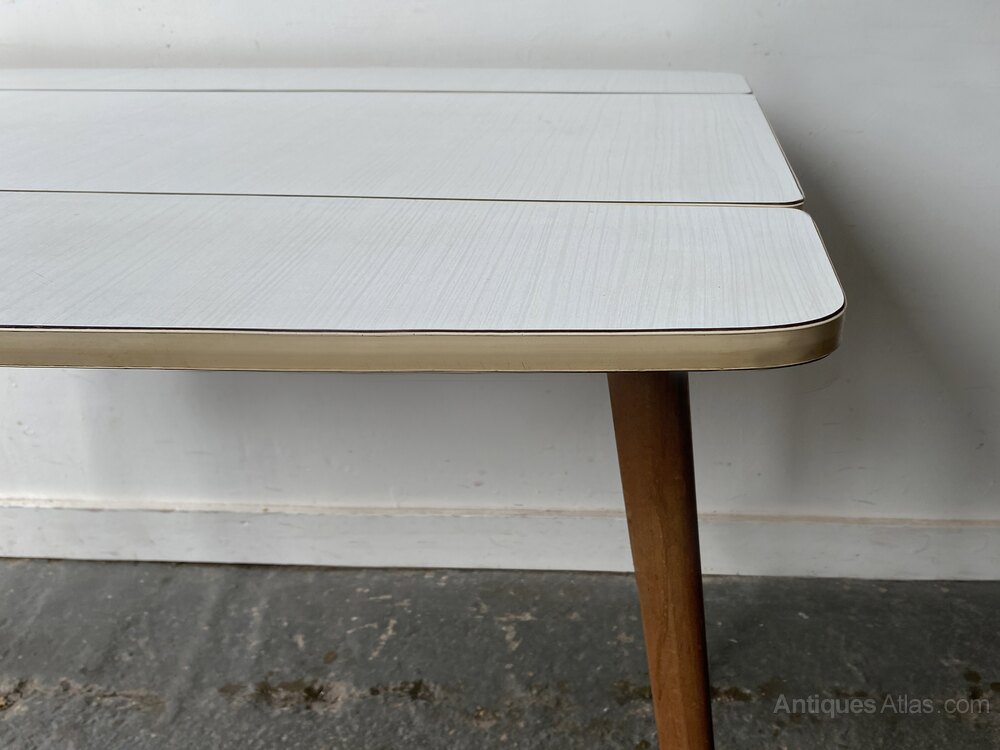 Antiques Atlas - 1960s Mid-Century Extending Drop Leaf Kitchen Tabl ...
