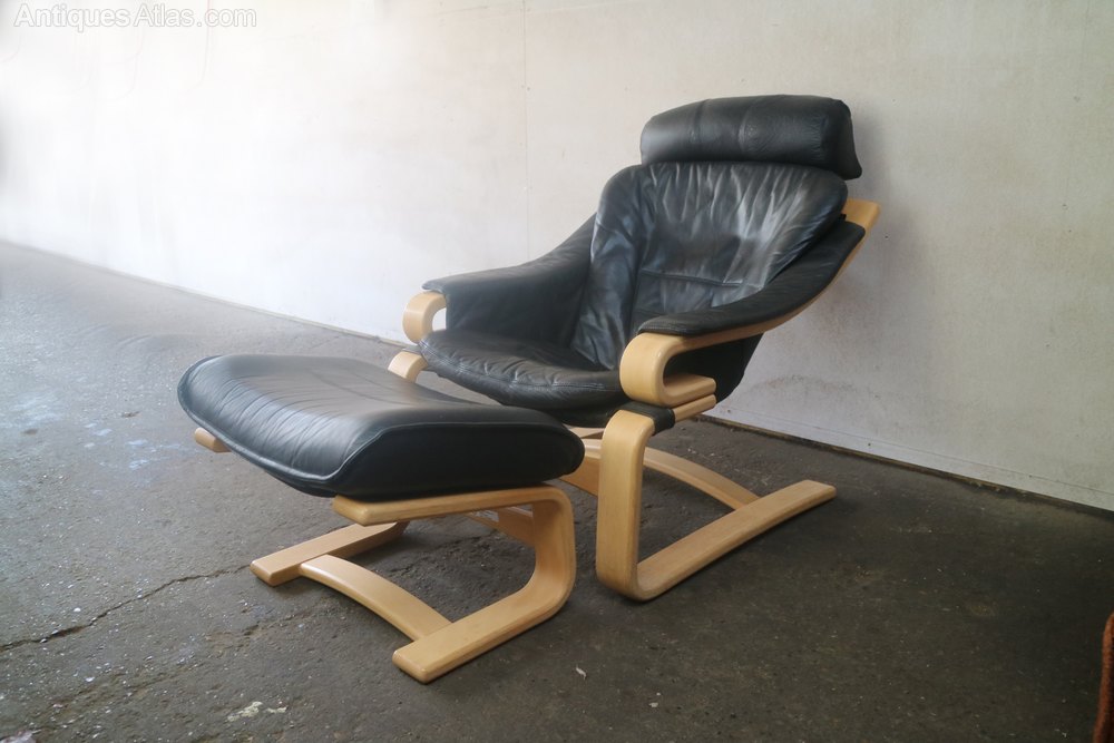 Antiques Atlas - Danish 70's 'Apollo' Lounge Chair And Ottoman