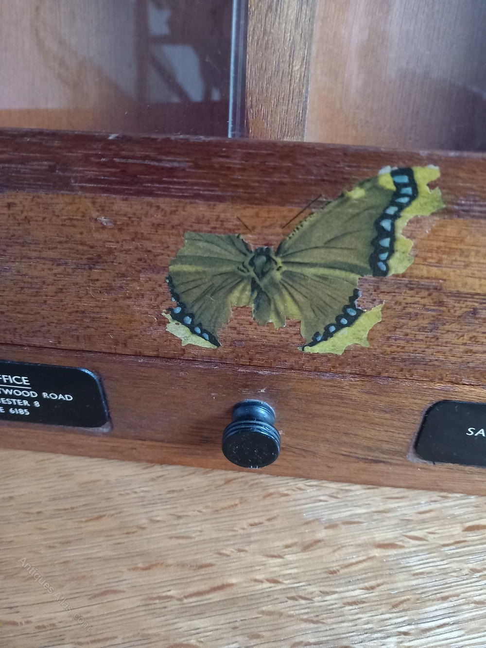 Antiques Atlas - Vintage Display Cabinet Table Top Glass Doors Drawer ...