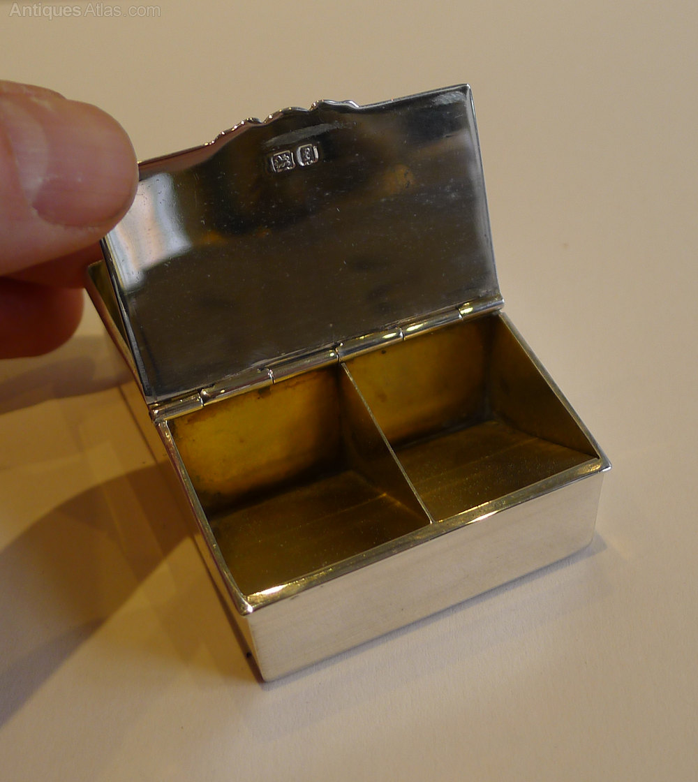 Antiques Atlas - Silver & Glass Combination Postage Stamp Moistener