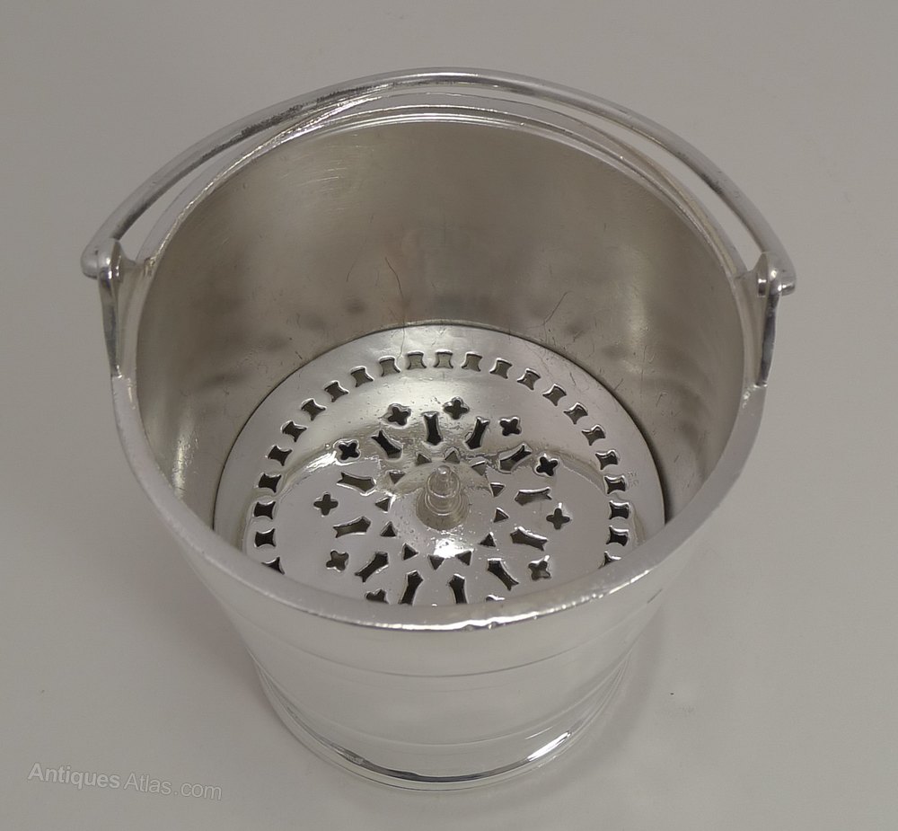 Antiques Atlas - Vintage Silver Plated Ice Bucket By Elkington & Co