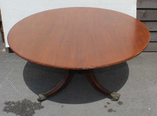 1900's Mahogany Loo Table - Antiques Atlas