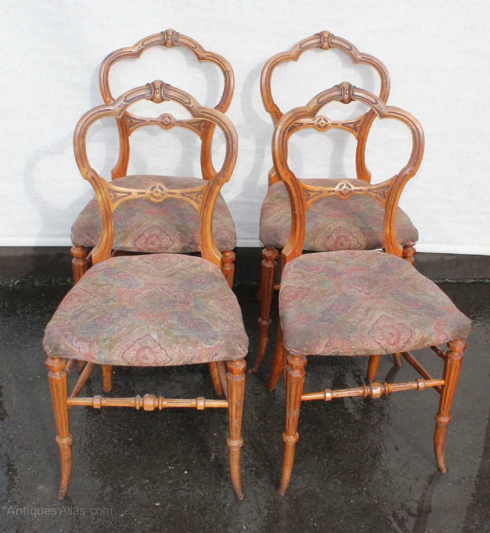 4 X Pretty Ladies Chairs - In Good Condition - Antiques Atlas