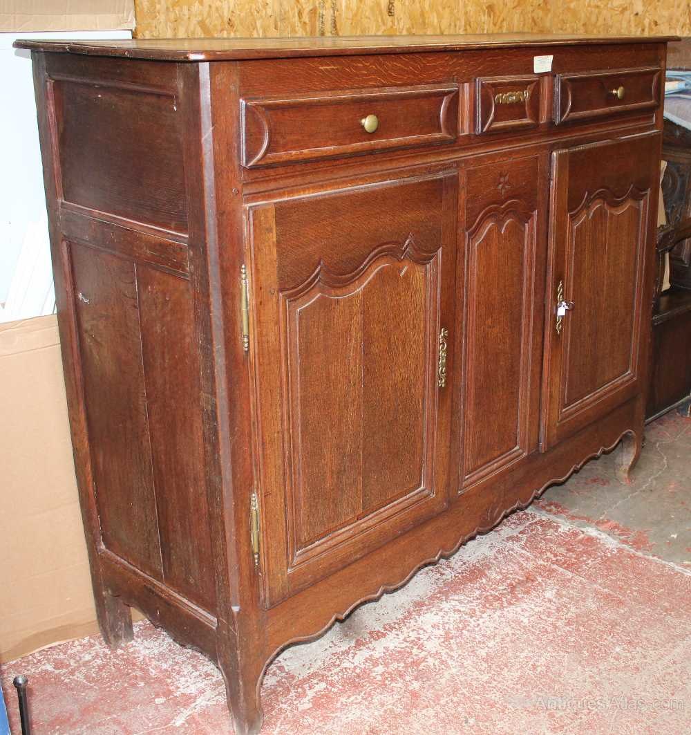 1900 -Neo Rustic Oak Sideboard From Picardie - Antiques Atlas