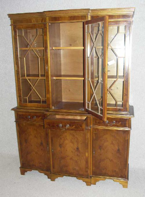 Antiques Atlas - Yew Wood Bookcase