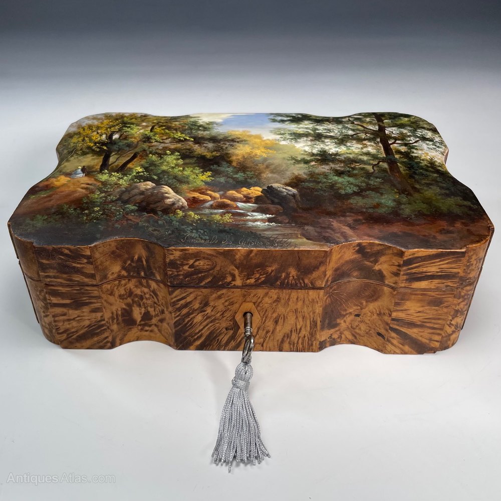 Antiques Atlas - Belgian Bois De Spa Or Jolite De Spa Box C. 1840 as950a084