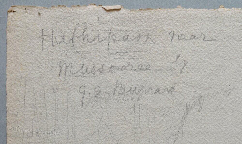 Antiques Atlas - Watercolour Himalayan Landscape Dated 1904 as176a899