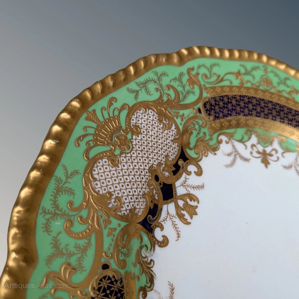 Antiques Atlas - Share Set Of 5 Coalport Dinner Plates as623a4643