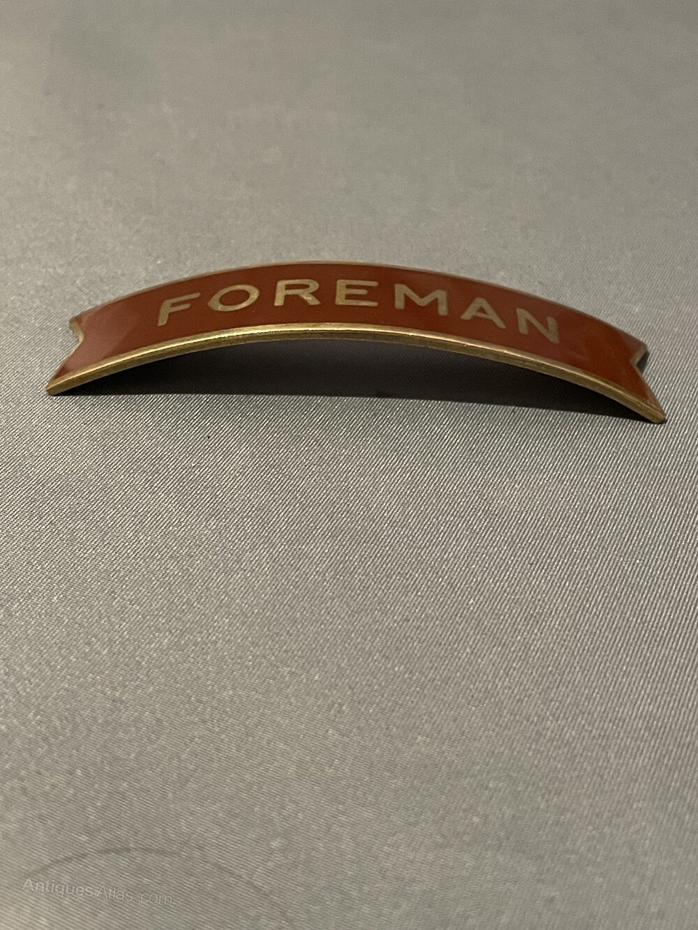 Antiques Atlas - BR(W) Fish Tail Cap Badge Foreman as218a4010 / XML-LS-625