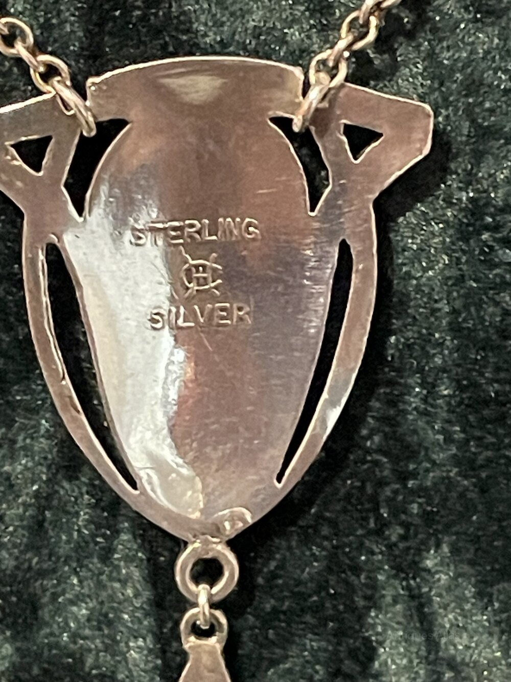 Antiques Atlas - Charles Horner Silver & Enamel Pendant as218a4063 / FIAO-E