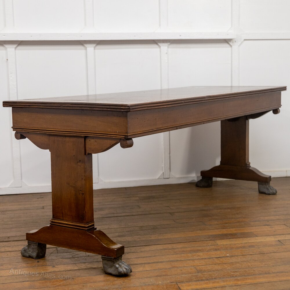 19th Century Library Table - Antiques Atlas