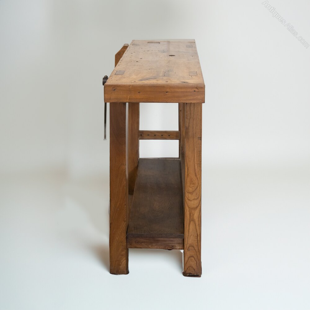Antique French Cherrywood Workbench as672a722 / RWI 8687 - Antiques Atlas