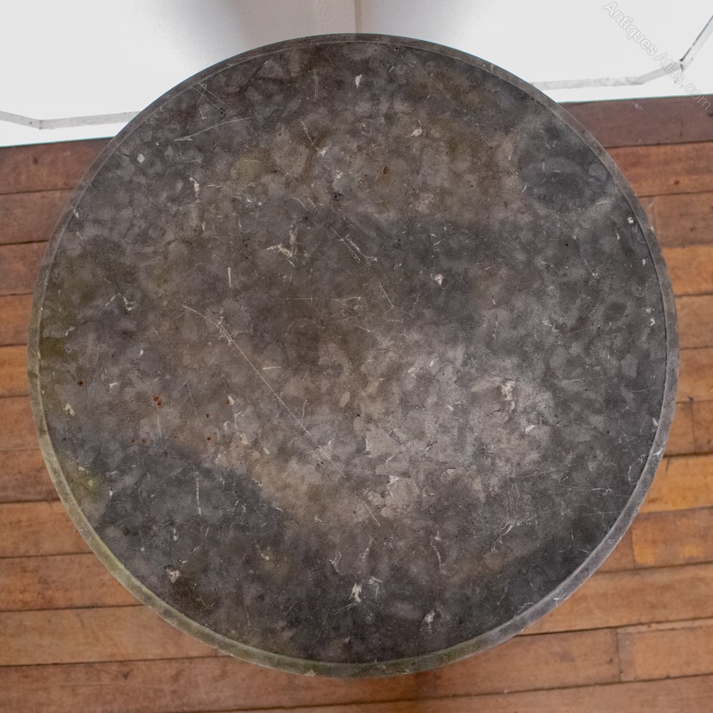 Antiques Atlas - Cast Iron Plinth With Marble Top