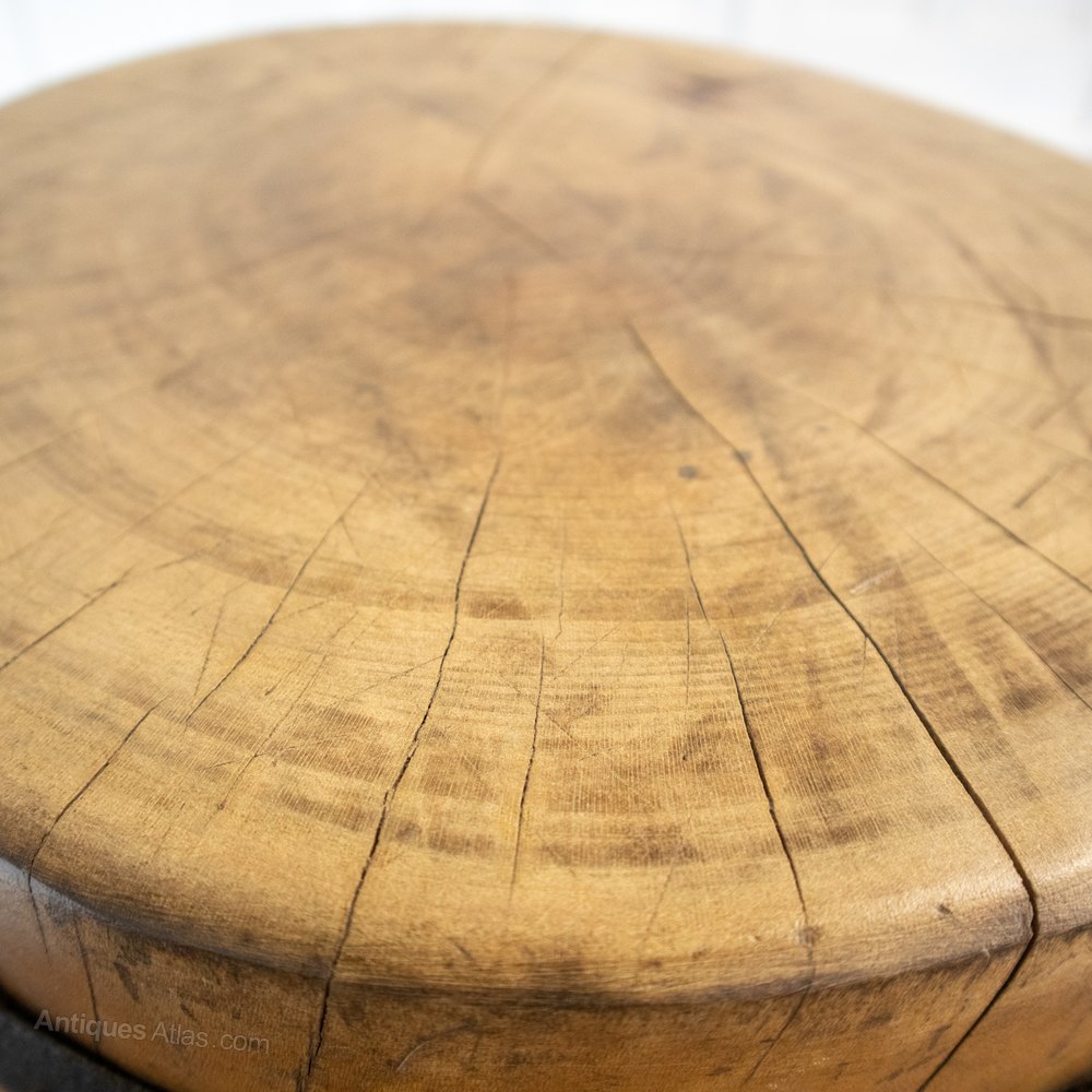 French Butchers / Chopping Block - Antiques Atlas