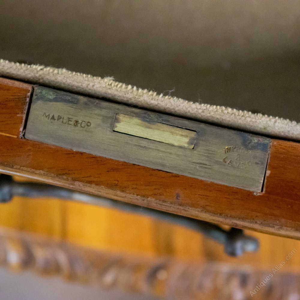 Maple & Co Burr Walnut Sideboard - Antiques Atlas