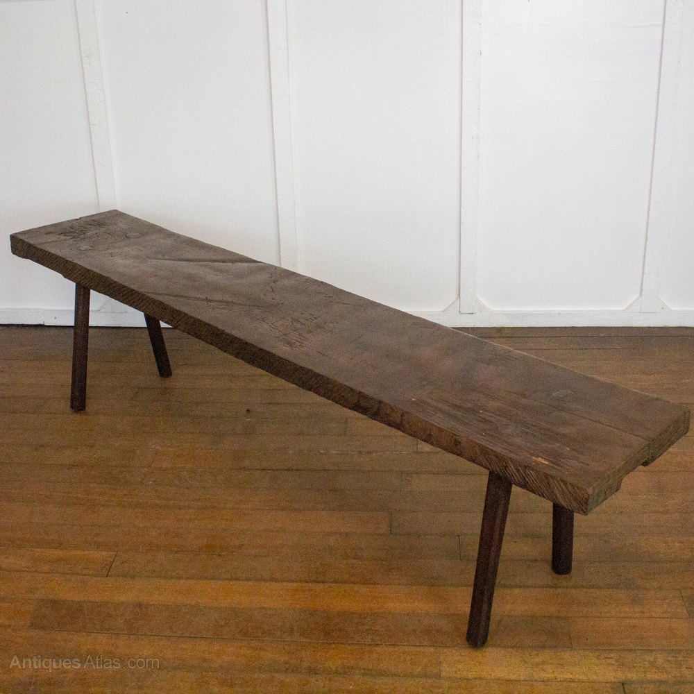Primitive French Bench - Pair Available - Antiques Atlas