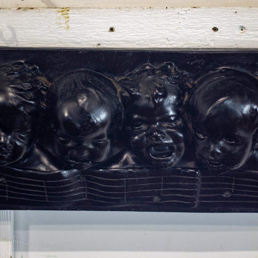 Antiques Atlas - Reclaimed Black Chalkware Plaque