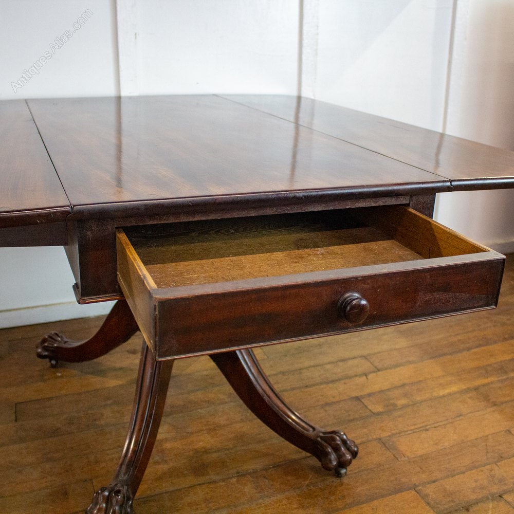 Victorian Mahogany Leaf Dining Table - Antiques Atlas