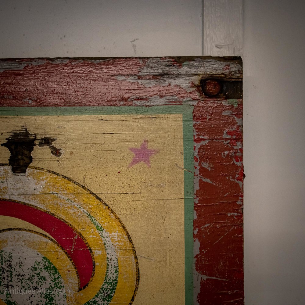 Vintage Hand Painted Fairground Sign - Antiques Atlas