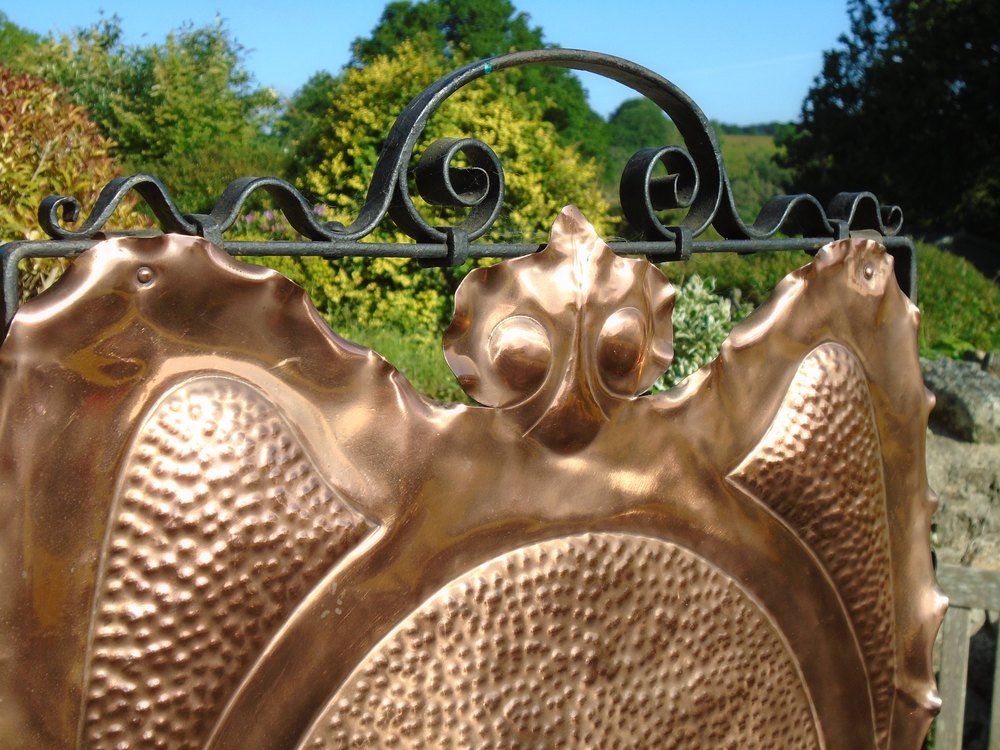 Antiques Atlas - Arts & Crafts Cornish Copper Firescreen