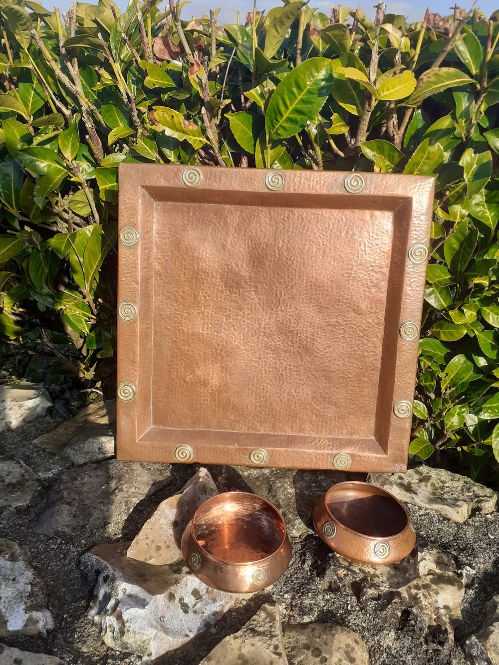 Antiques Atlas - Cornish Arts & Crafts Trio Francis Cargeeg