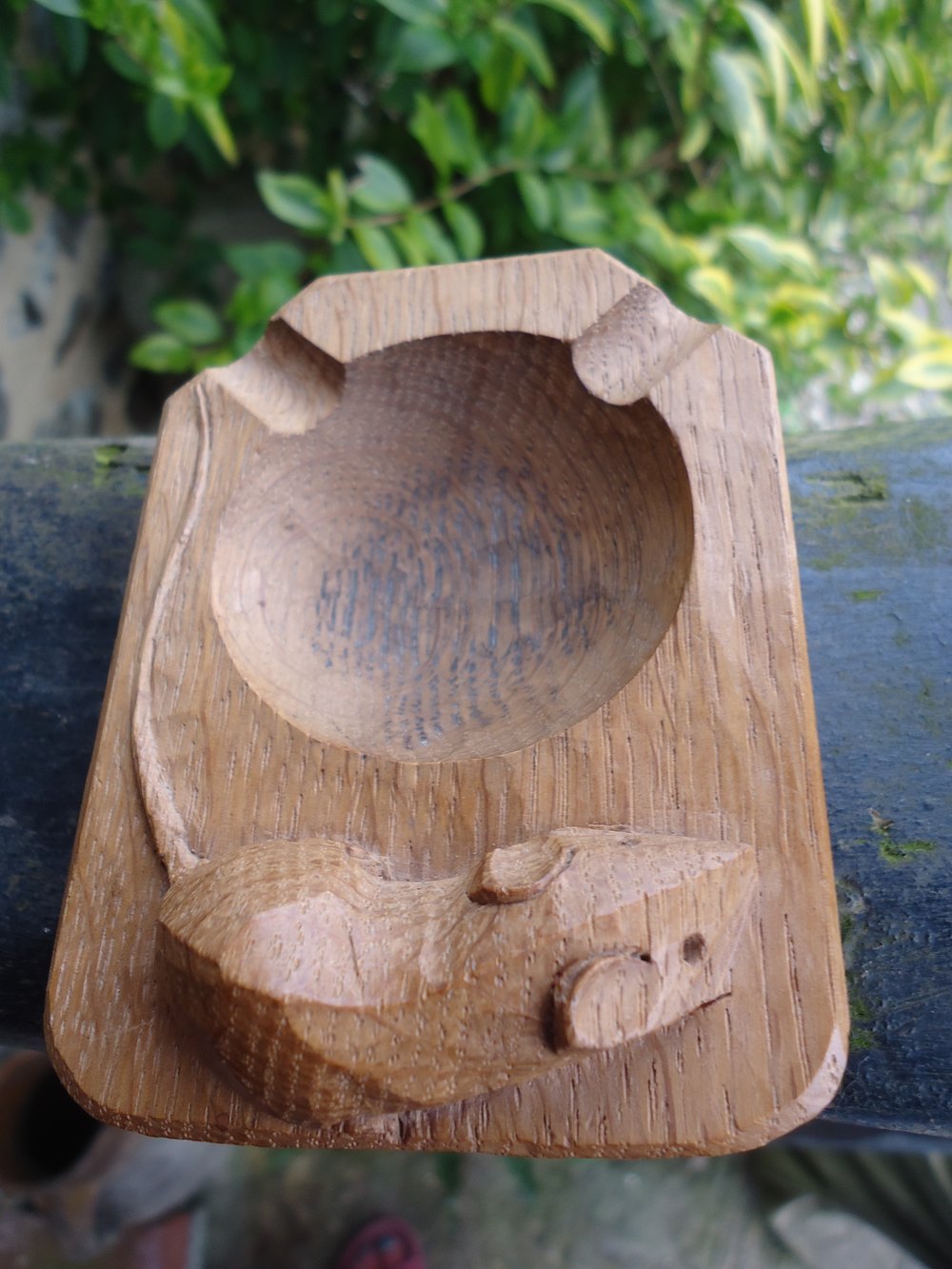 Antiques Atlas - Pair Of Vintage Mouseman Pin Trays Or Ashtrays