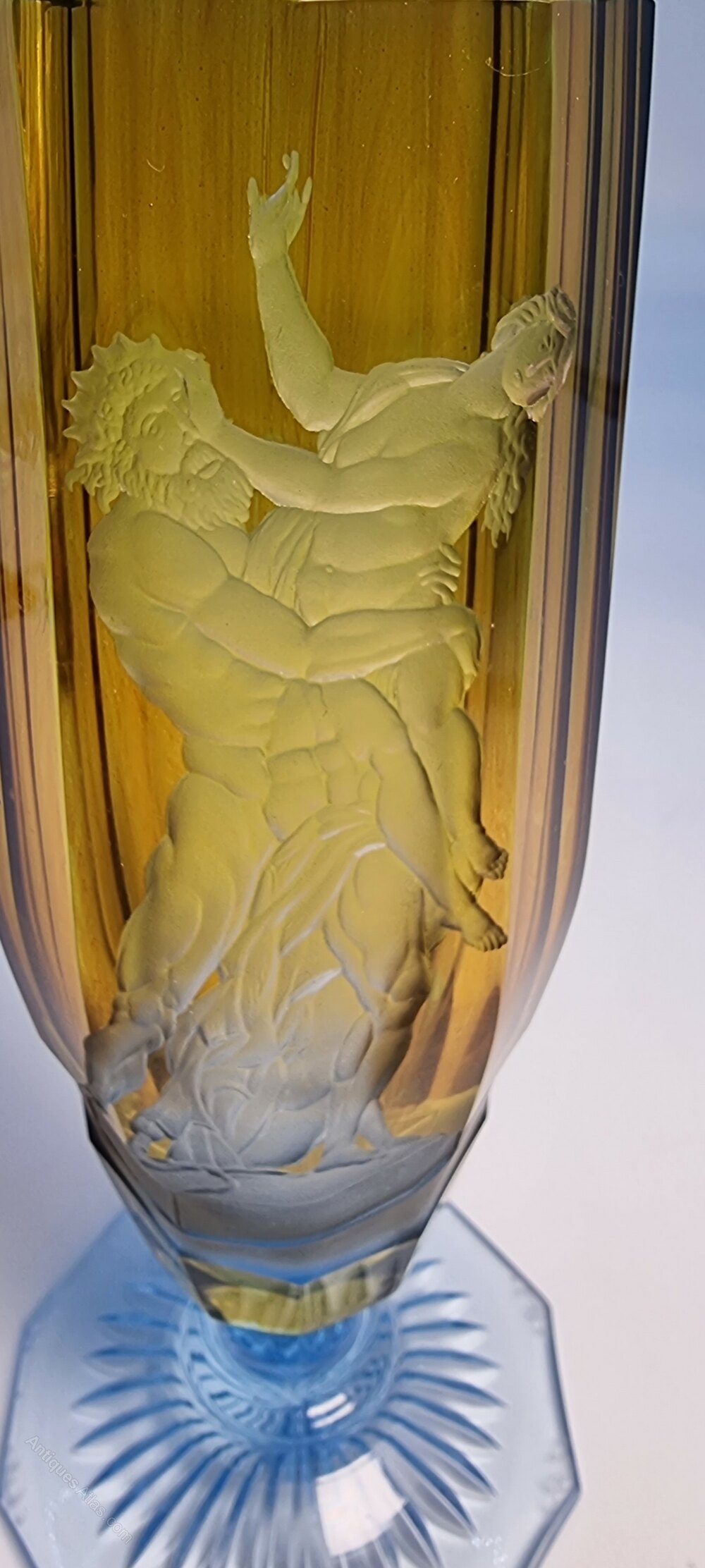 Antiques Atlas - 19th Century Intaglio Engraved Goblet C1880